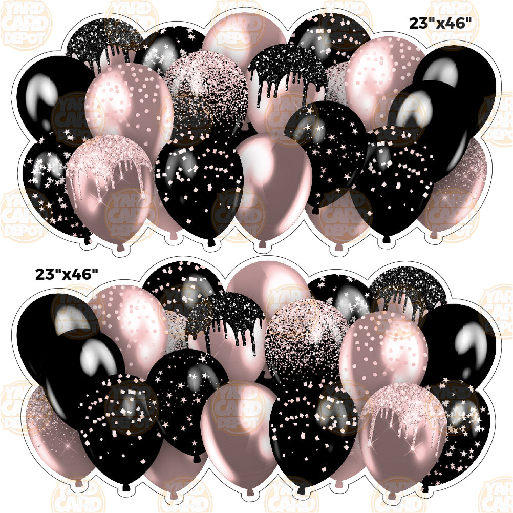 HALF SHEET Balloon Panels 2- Choose a Color — Yard Card Depot LLC