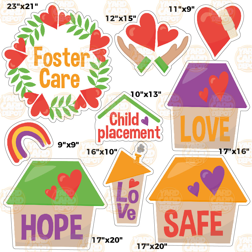 HALF SHEET Foster Care — Yard Card Depot LLC