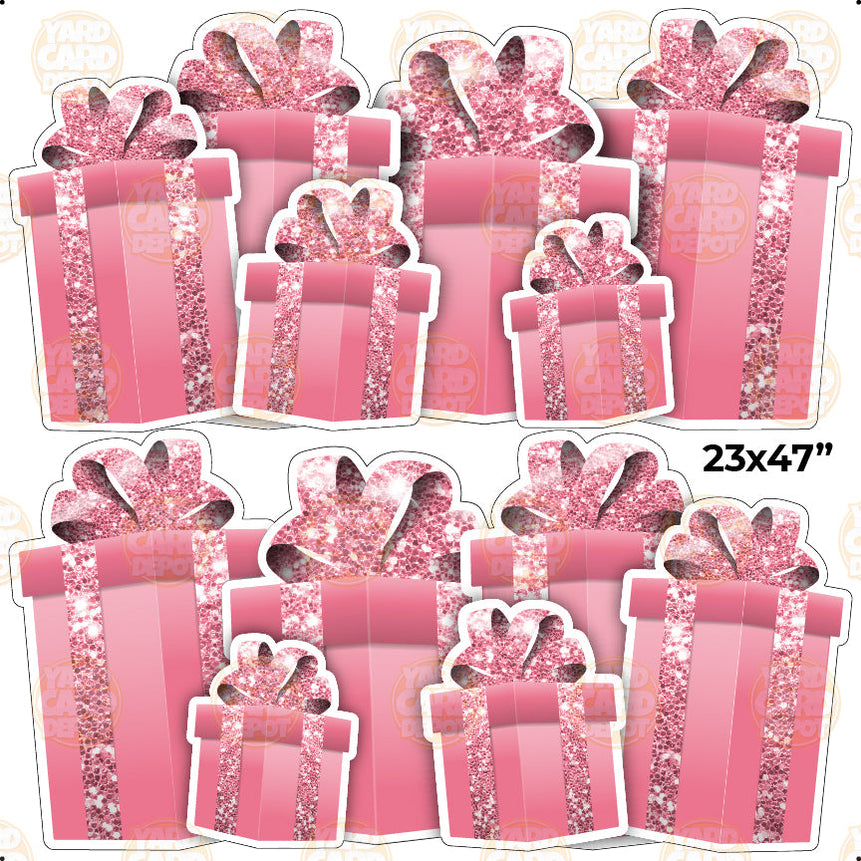 HALF SHEET EZ Gift Panels - Bubblegum Pink — Yard Card Depot LLC