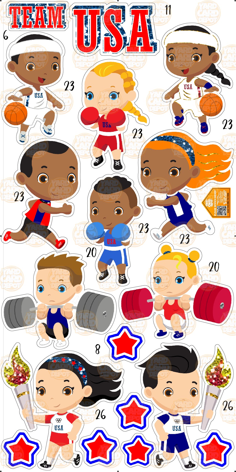 Clipart Of Olympic Kids
